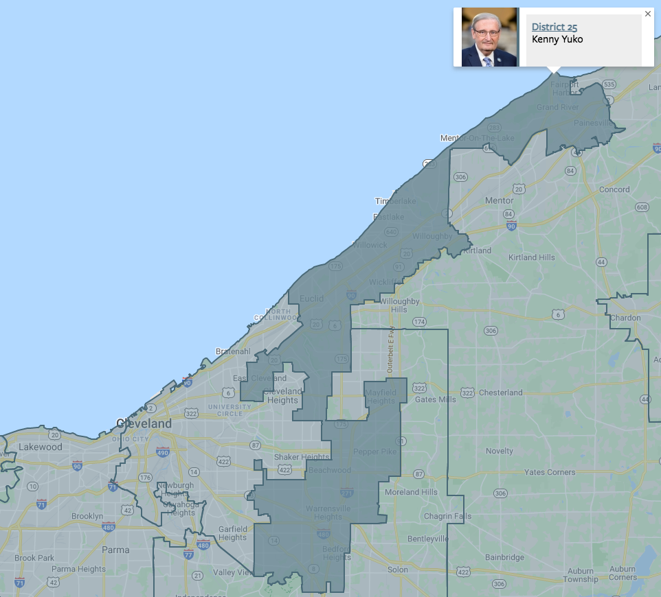 Ohio State Representative 75th District Map